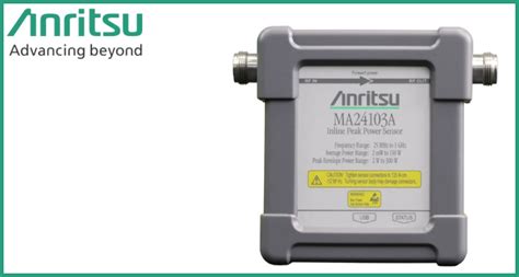 New Inline Power Sensor Measures Peak And True RMS Average Power From MHz To GHz