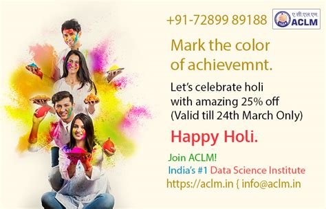 Happy Holi Aclm Institute Best Computer Institute Since 2009