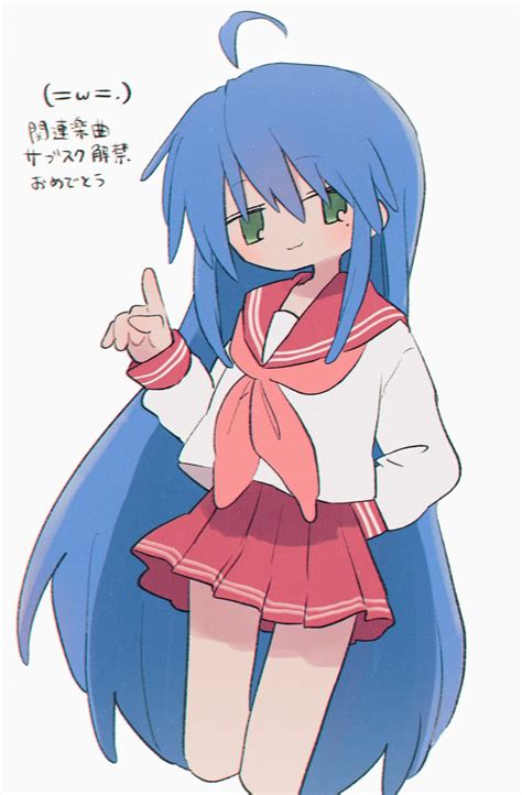 Izumi Konata Lucky Star Drawn By Riqrcode Danbooru