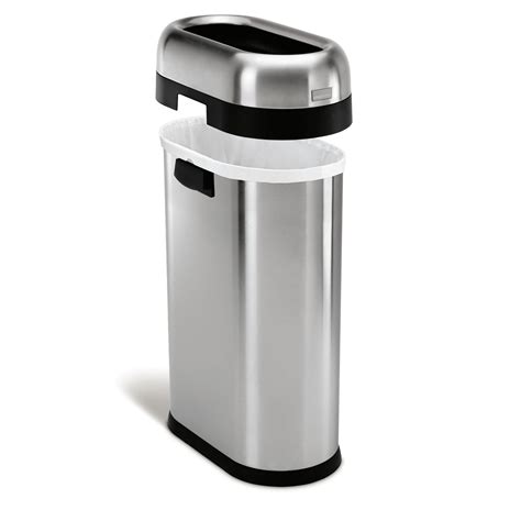 Simplehuman 50 L 13 Gal Slim Open Trash Can Commercial Grade