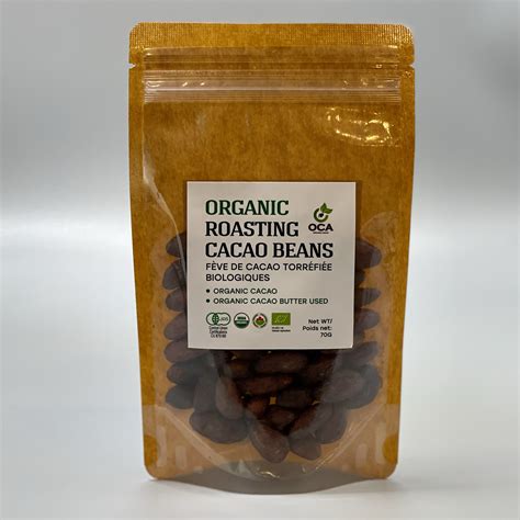 【オーガニック・有機jas】オーガニックローストカカオ豆 70g 【oca カカオ＆チョコレート通販】
