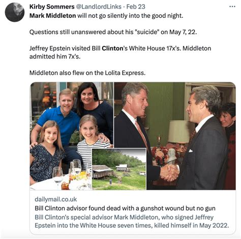 Mark Middleton Evil Clinton Epstein Conspiracy Jun 2022