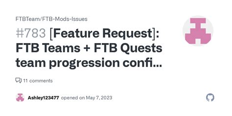 Feature Request Ftb Teams Ftb Quests Team Progression Config For