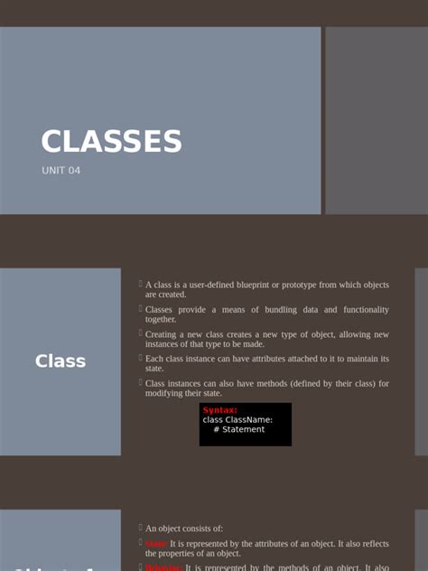 unit 04 classes pdf class computer programming constructor