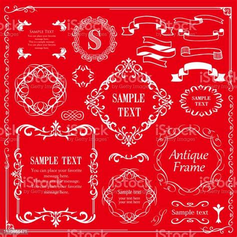 디자인 빈티지 요소의 벡터 집합입니다 장식 프레임 테두리 칸막이 배너 화살표 모노그램 모서리 사각형 로고 템플릿 배와 꽃 비네팅 프리미엄 골드 스타일 0명에 대한 스톡 벡터