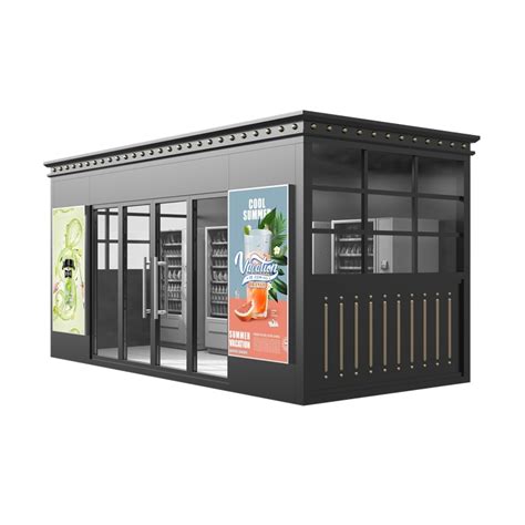 20ft Reusable Container Store Movable Modular Steel Structure Shop