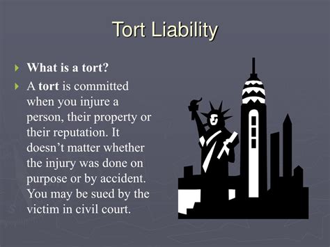 Ppt Tort Liability 101 Powerpoint Presentation Free Download Id