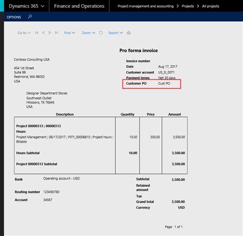 Matching Po On Invoices Projects360 Features Manual V10016