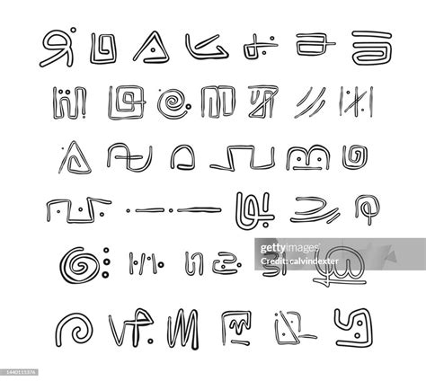 Strange Symbols Collection High Res Vector Graphic Getty Images