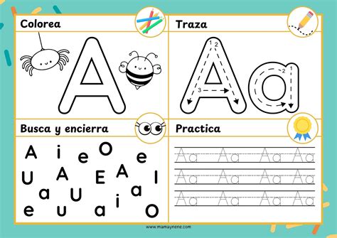 Vocales Para Preescolar Fichas De Trabajo Y Puzzles Imprimibles Gratis
