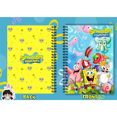 Spongebob Notebook Double Loop Wired Shopee Philippines