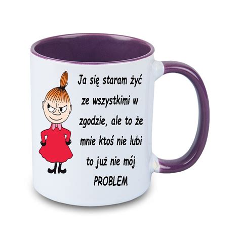 Kubek z nadrukiem Mała Mi Muminki Śmieszne BCŚ MI Inna marka Sklep EMPIK