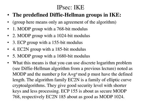 PPT IPsec IKE Internet Key Exchange PowerPoint Presentation Free Download ID