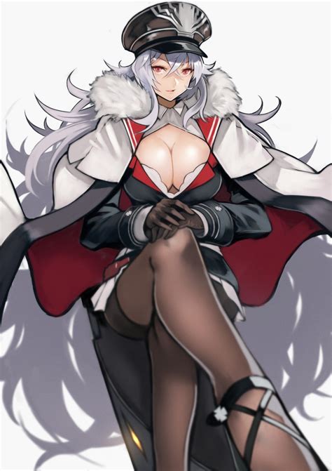 Graf Zeppelin Azur Lane Drawn By Yoshio Level Danbooru