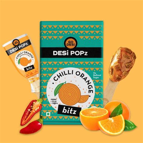 Chilli Orange Popz Bitz 100 Natural Orange And Jaggery Hand Made