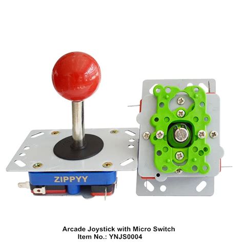 Diy Arcade Game Machine Parts Built In Micro Switch Pcb Board Plastic Knob Electric Mechanical