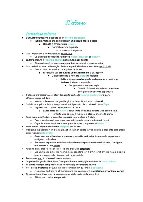 Appunti Chimica Generale Appunti Di Chimica Docsity