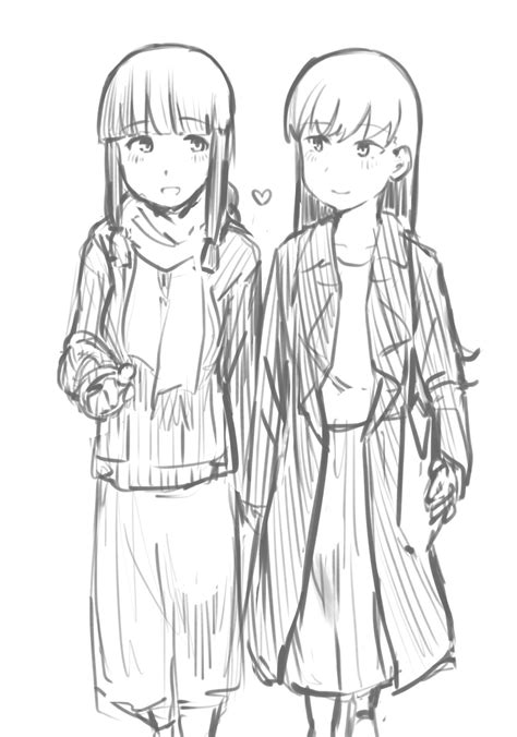 Kitakami And Ooi Kantai Collection Drawn By 4me4ma Danbooru