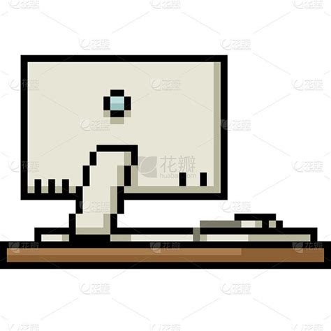 矢量像素艺术孤立的卡通