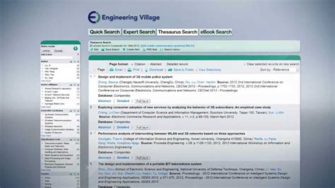 Engineering Village Introduction Youtube