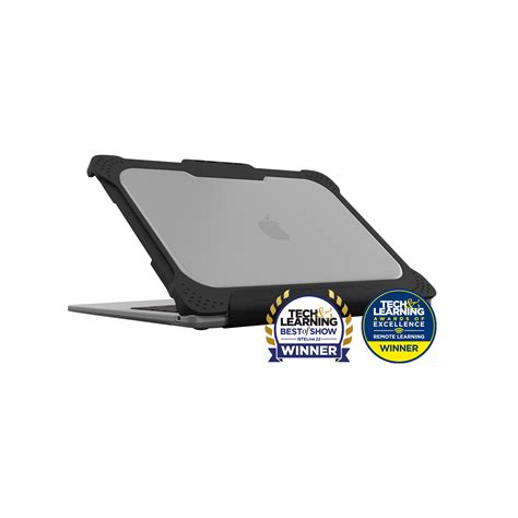 Maxcases Extreme Shell L For Macbook Pro W Touch Id M M M Pro Chip Black Clear