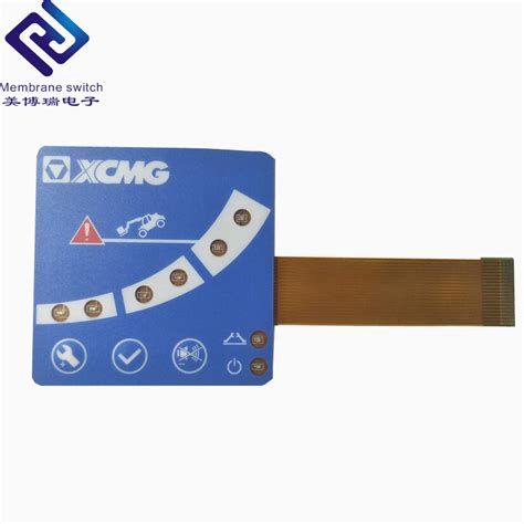 custom cnc membrane keypad push button membrane switch with 3m adhesive