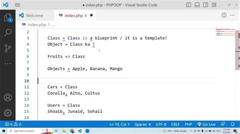 Php Oop Class And Objects Highlights Youtube