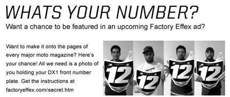 Factory Effex Wants To Make Their Customers Famous Motocross Press