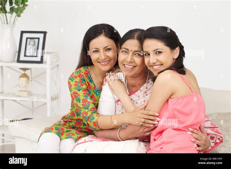 Three Generation Of Women Stock Photo Alamy