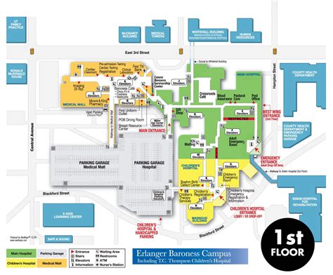 Memorial Hospital Floor Plan