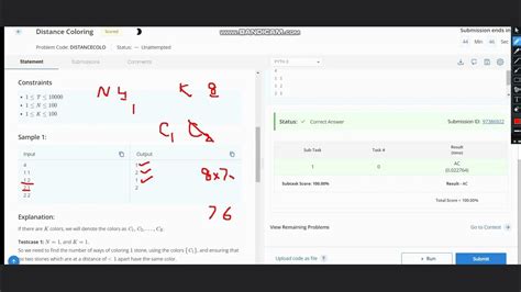 distance coloring distancecolo codechef starters 92 full solution