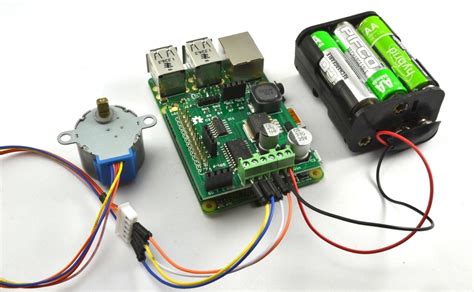 Using A 5v Stepper Motor With The Raspirobot Board V2 Raspberrypi