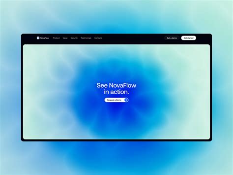 Ai Workflow Landing Page Screen Design Novaflow By Lazarev Web Design For Lazarev Uiux