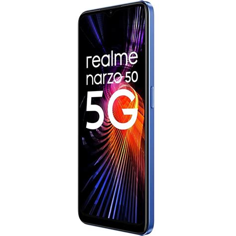 Mobiltelefon Realme Narzo 50, Dual SIM, 128GB, 4GB RAM, 5G, Hyper Blue ...