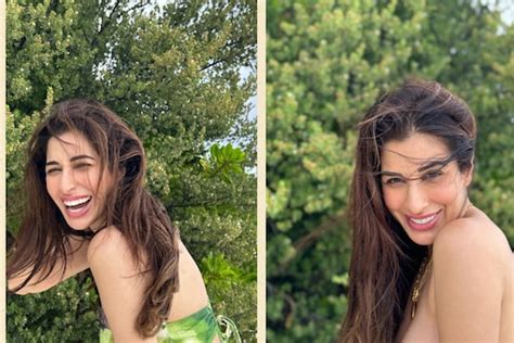 Sophie Choudry Encourages Her Fans To Go Green In A Green Bikini Pics News18