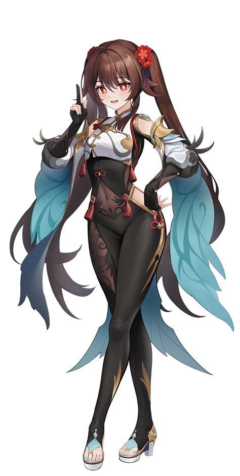 Hu Tao And Shenhe Genshin Impact Drawn By Fokabeginner Danbooru