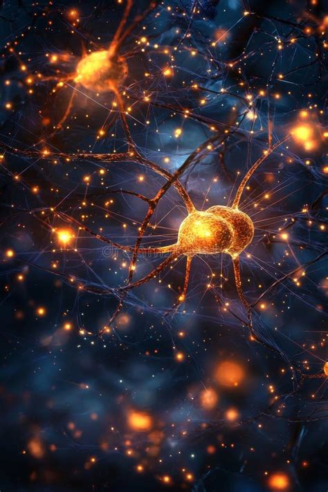 The Abstract Representation Of A Digital Network Features Vibrant Glowing Nodes Interconnected