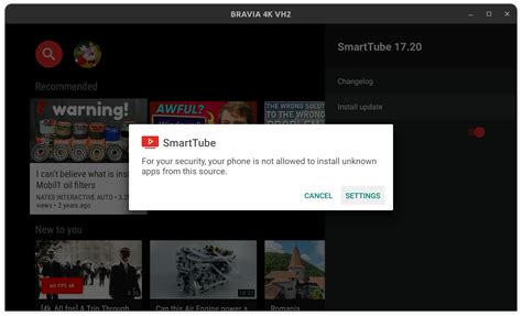 Updater Fails On Sony A80j · Issue 2247 · Yuliskovsmarttube · Github