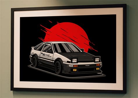 Toyota Ae 86 Trueno Posters And Prints By Heru Kurniawan Printler