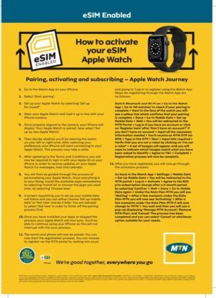MTN ESIM Problems What To Do If You Cant Activate Your Apple Watch MyBroadband