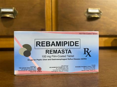 Rebamipide Remasta 100mg Film Coated Tablet Meds For All
