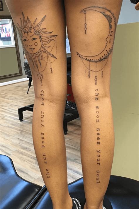 Back Thigh Tattoo Ideas