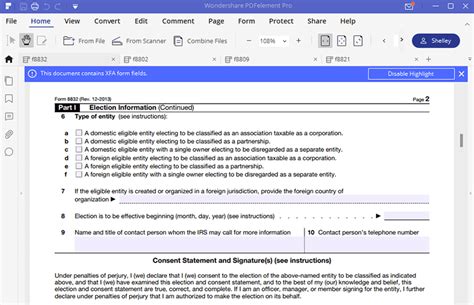 Irs Form 8832 How To Fill It Right