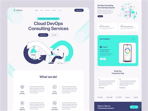 Cloud Devops Consulting Website On Behance