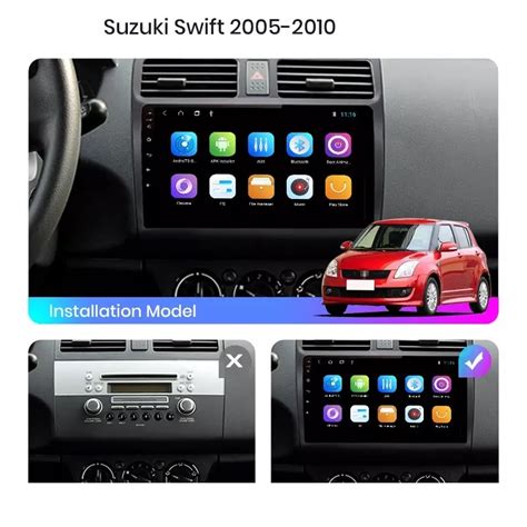 Navigatie Suzuki Swift 2003 2010 Android 12 1GB RAM 32GB Google Maps