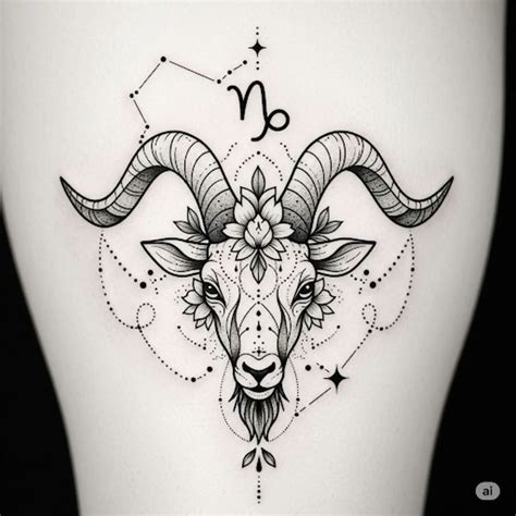 Capricorn Tattoo Designs Zodiac Symbols Meaning And Style Hello