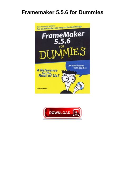 [pdf] Download Free Framemaker 5 5 6 For Dummies Download