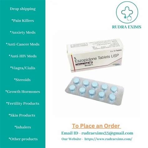 Hypnite 3 Mg Tab At Rs 70 Stripe Zopiclone In Nagpur Id 2852298272397