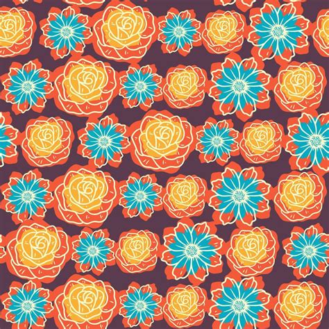 Abstract Floral Seamless Pattern Background 6045096 Vector Art At Vecteezy