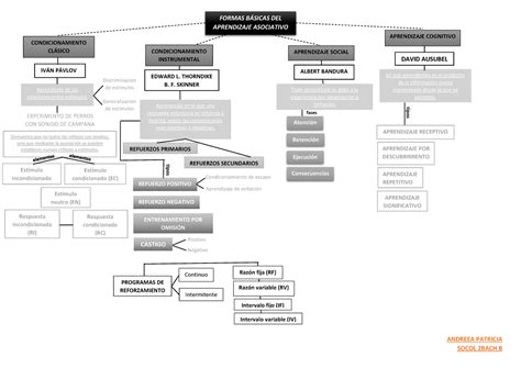 Mapa Conceptual Teorías Aprendizaje Formas BÁsicas Del Aprendizaje